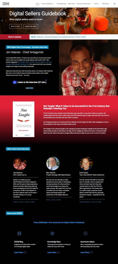 My Interview on Personal Brand, With IBM Digital Sellers - A Sales Guy