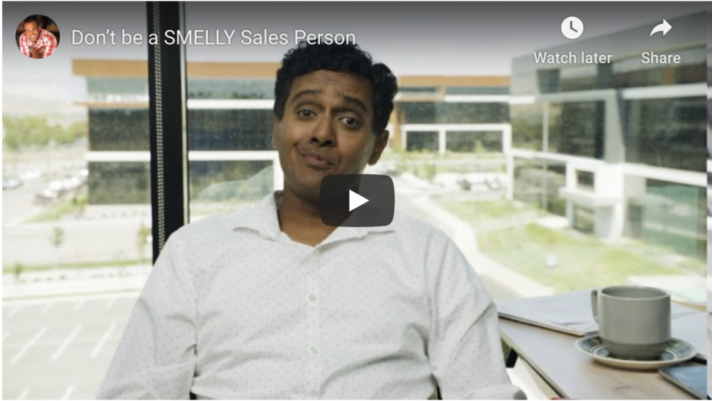 Don’t Be A Smelly Sales Person - A Sales Guy